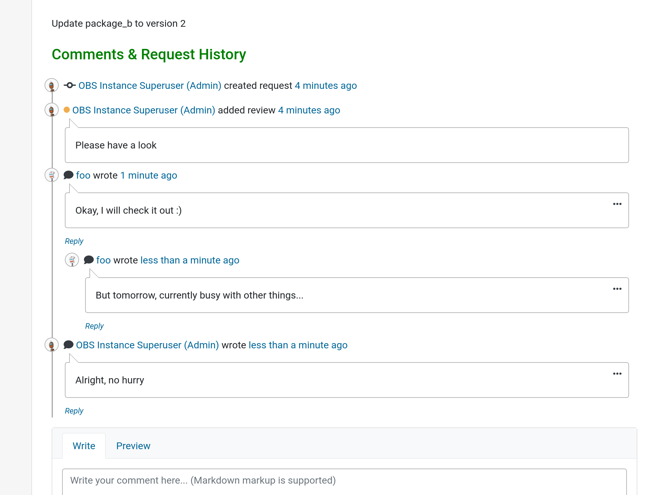 Re Page Redesign Round Two Open Build Service